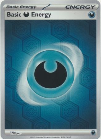 Basic Dark Energy SVE EN 007 SV Shrouded Fable Reverse Holo Energy Pok ...