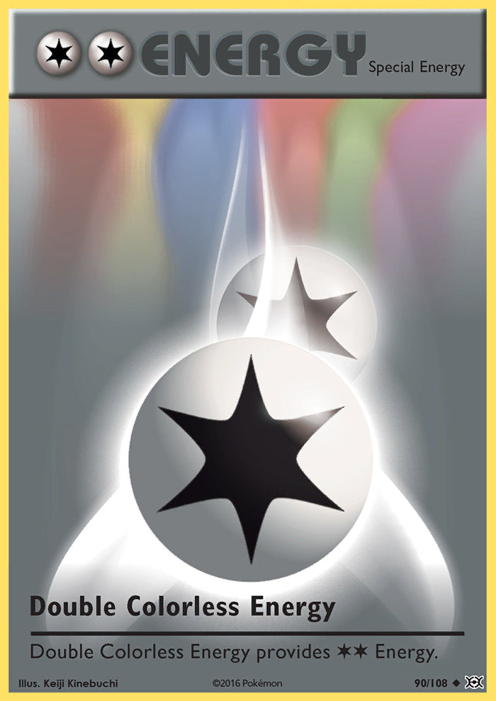 Double Colourless Energy 90/108 XY Evolutions Pokemon Card TCG – Kawaii ...