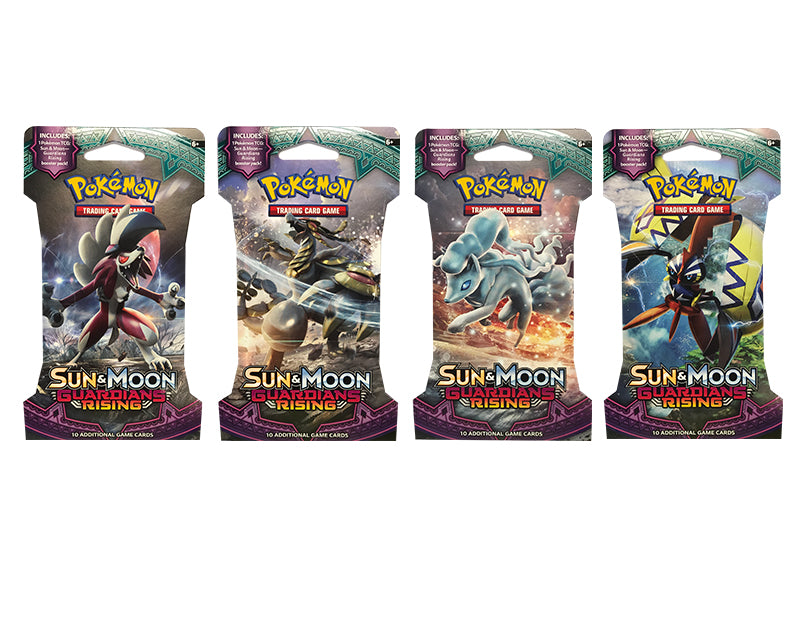 Guardians Rising Blister Booster Pack x 4 - Sun & – Kawaii Collector