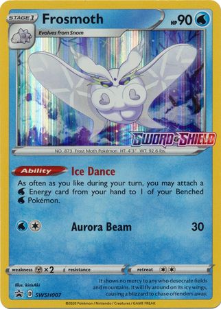 Frosmoth Pre-Release SWSH007 Black Star Promo Pokemon Card TCG – Kawaii ...